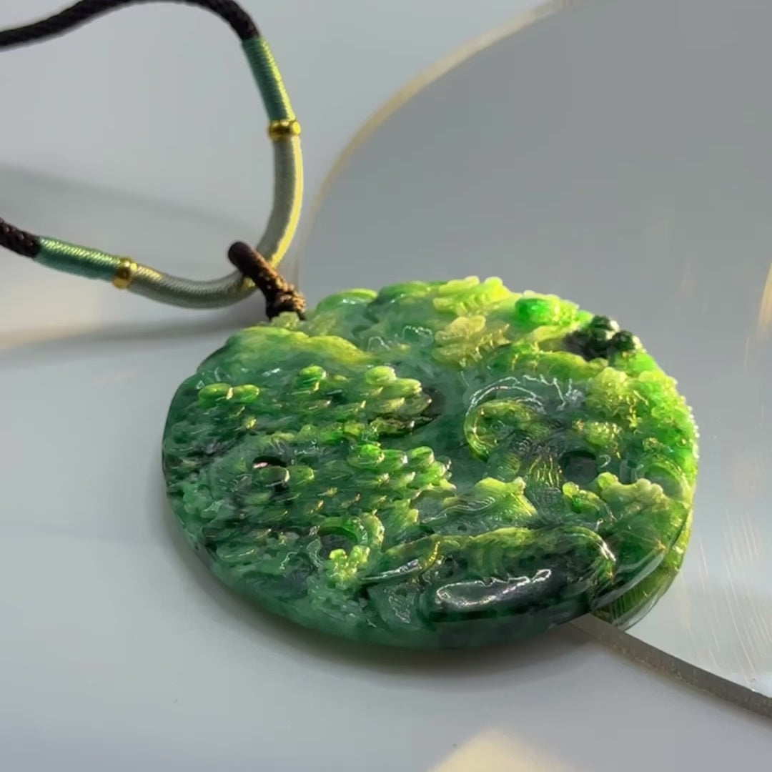 03 INHERITANCE - Palace with Landscape Green Jade – The Jade Land